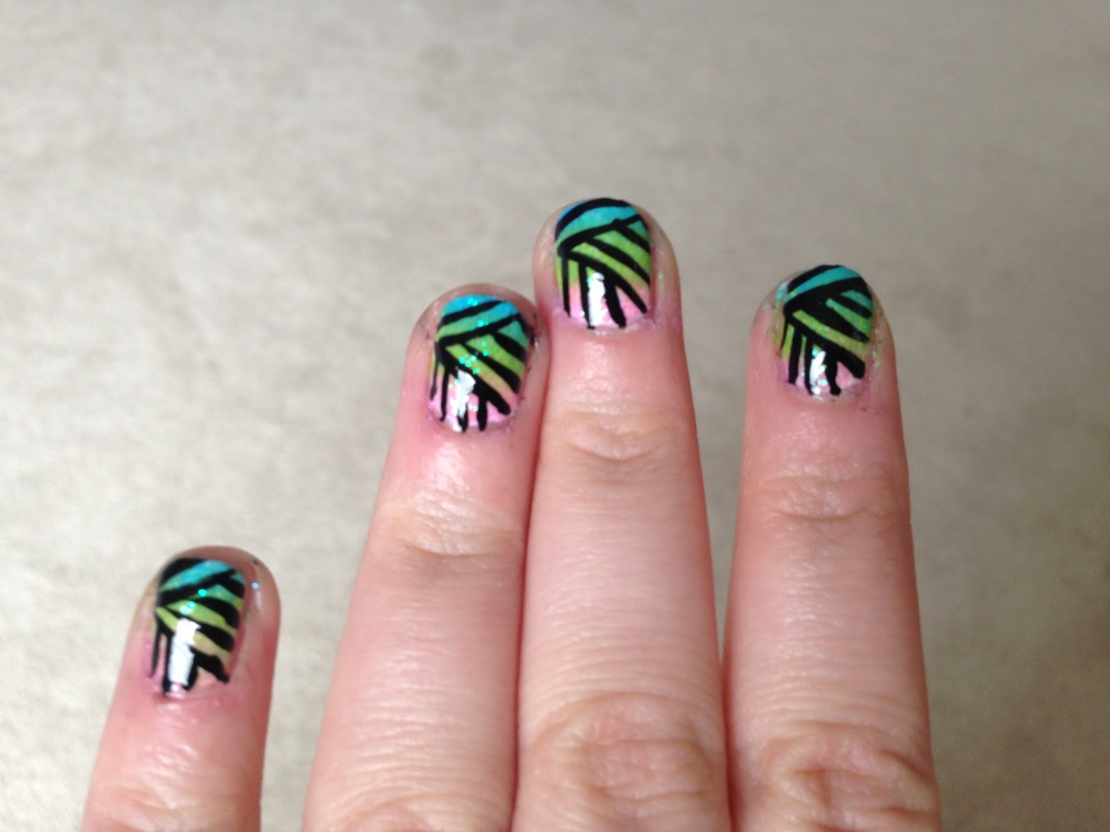 Nail Diary: Basket Weave Nails